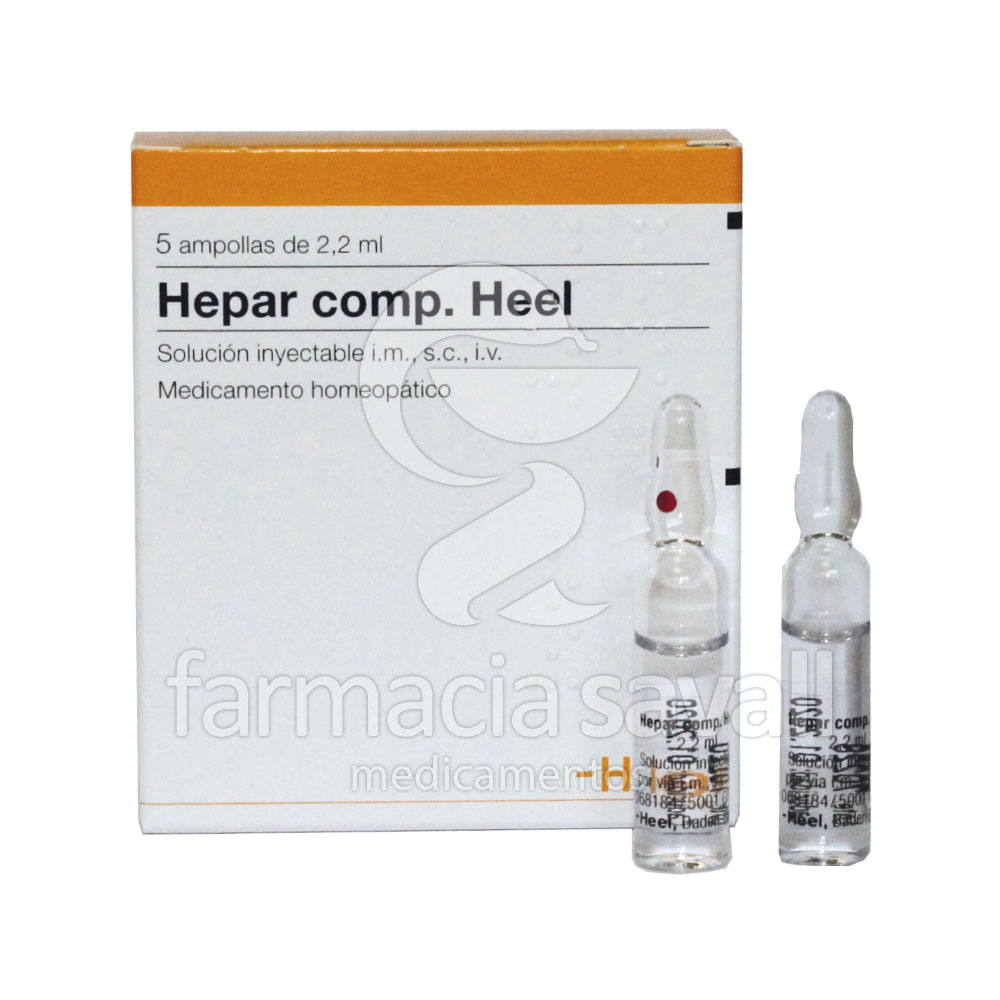 HEPAR COMPOSITUM HEEL 5 AMPOLLAS . Farmacia Savall. Ldo. Jose Luis ...